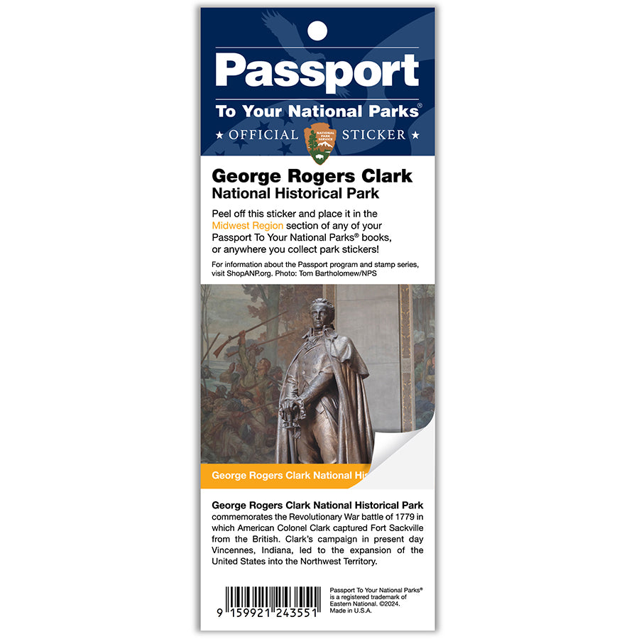 George Rogers Clark NHP Passport Sticker — America's National Parks