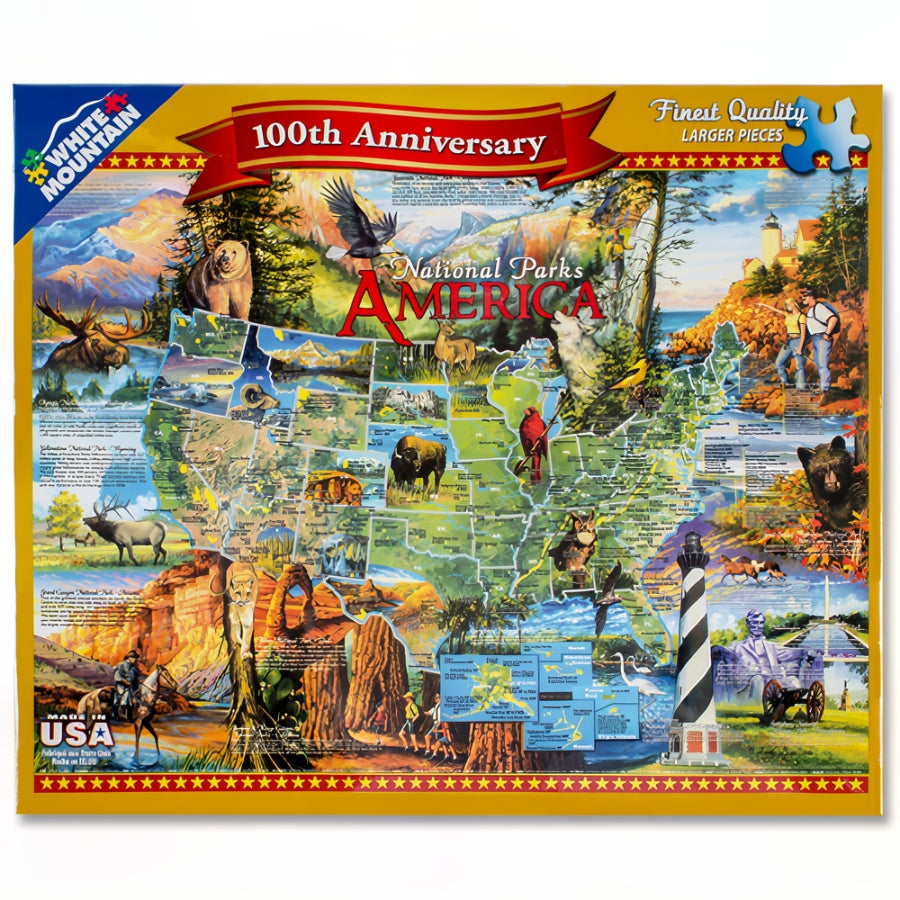 National Parks of America 100th Anniversary Puzzle — America's National ...
