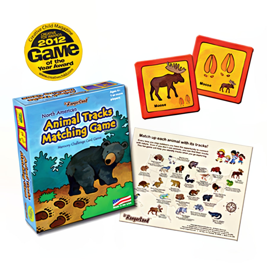 Animal Tracks Matching Game — America's National Parks