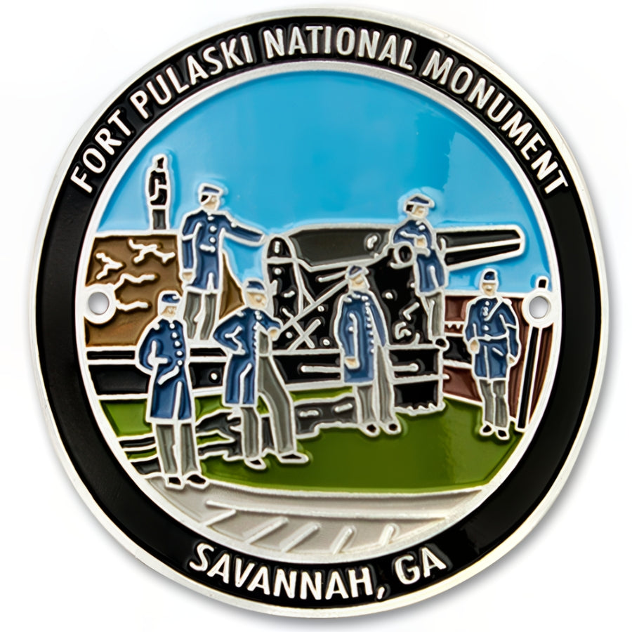 Fort Pulaski National Monument Hiking Stick Medallion — America's ...