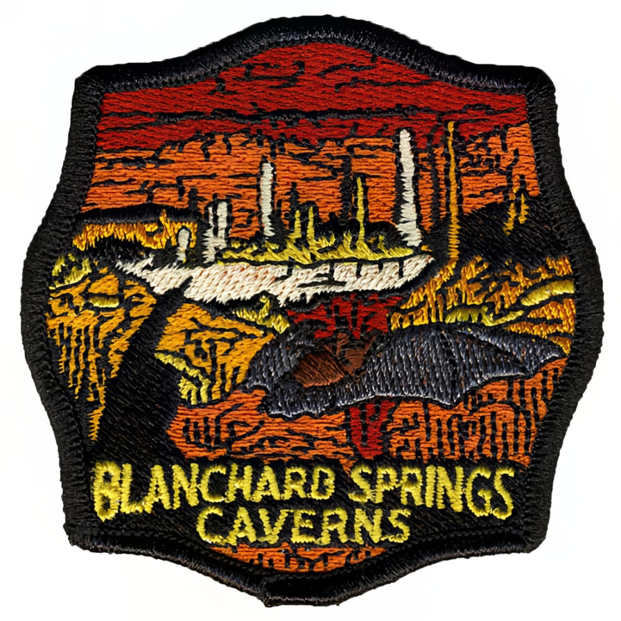 Blanchard Springs Caverns Embroidered Patch — America's National Parks