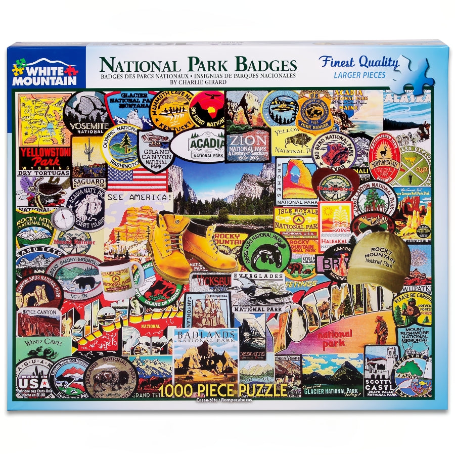 National Park Badges Puzzle — America's National Parks