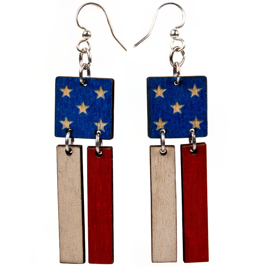 American Flag Earrings — America's National Parks
