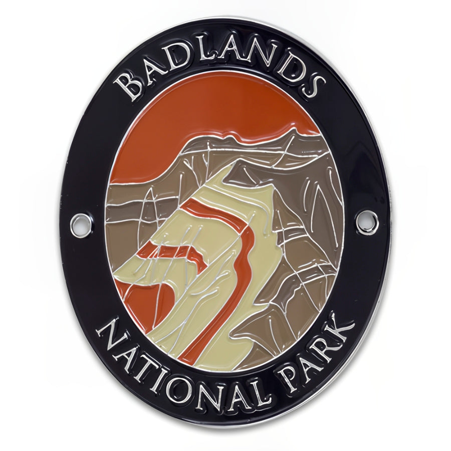 Badlands National Park Walking Stick Medallion — America's National Parks