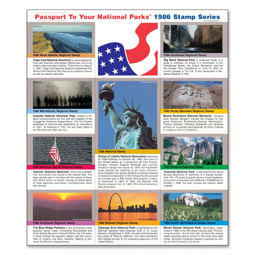 Passport To Your National Parks® Annual Stamp Sets — America's National ...
