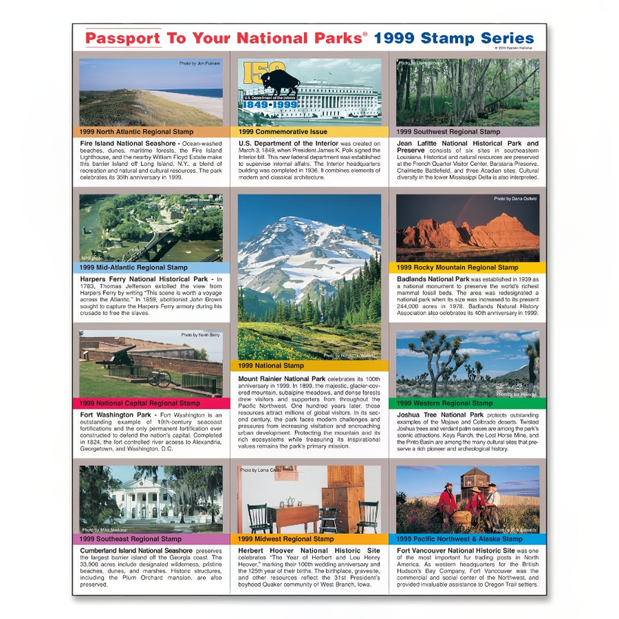 Passport To Your National Parks® Annual Stamp Sets — America's National ...