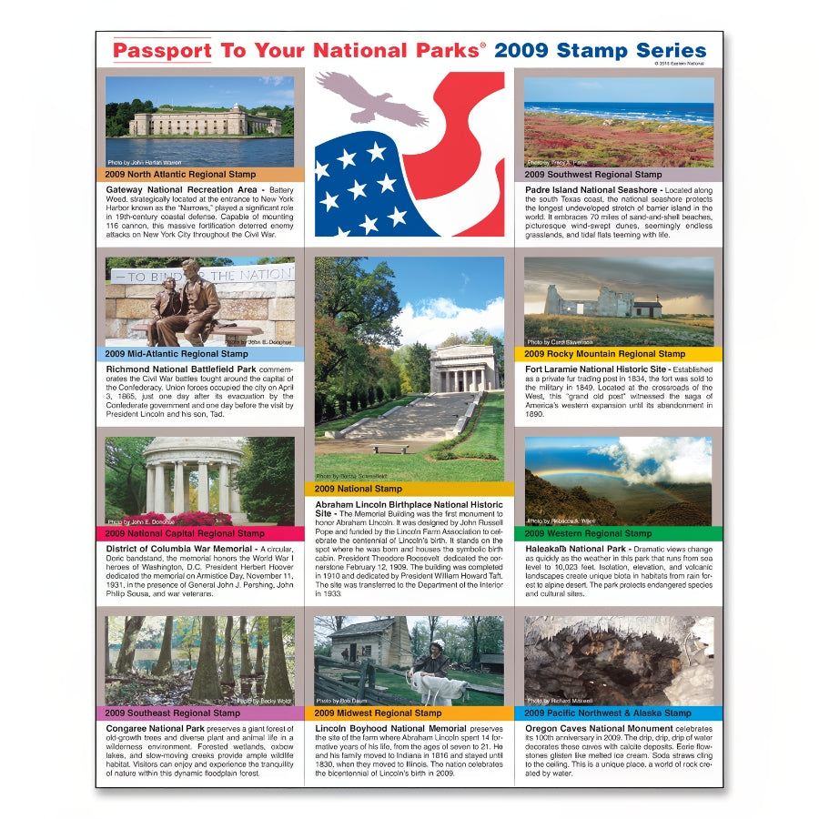 2009 Passport® Stamp Set — America's National Parks