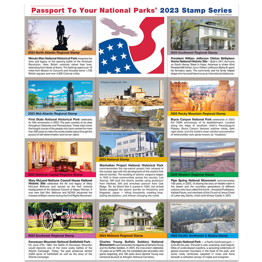 Passport To Your National Parks® Annual Stamp Sets — America's National ...