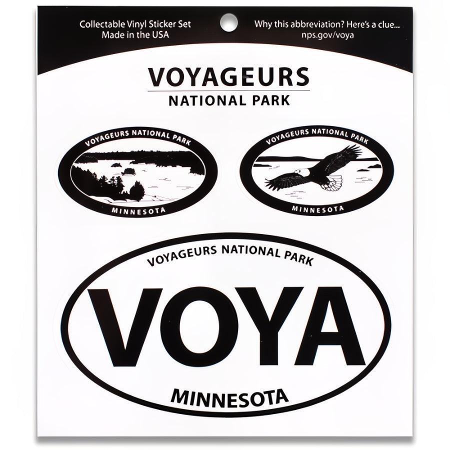 Voyageurs NP Triple Decal — America's National Parks