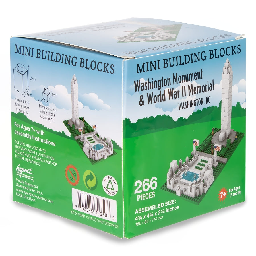 Washington Monument & WWII Memorial Mini Blocks — America's National Parks