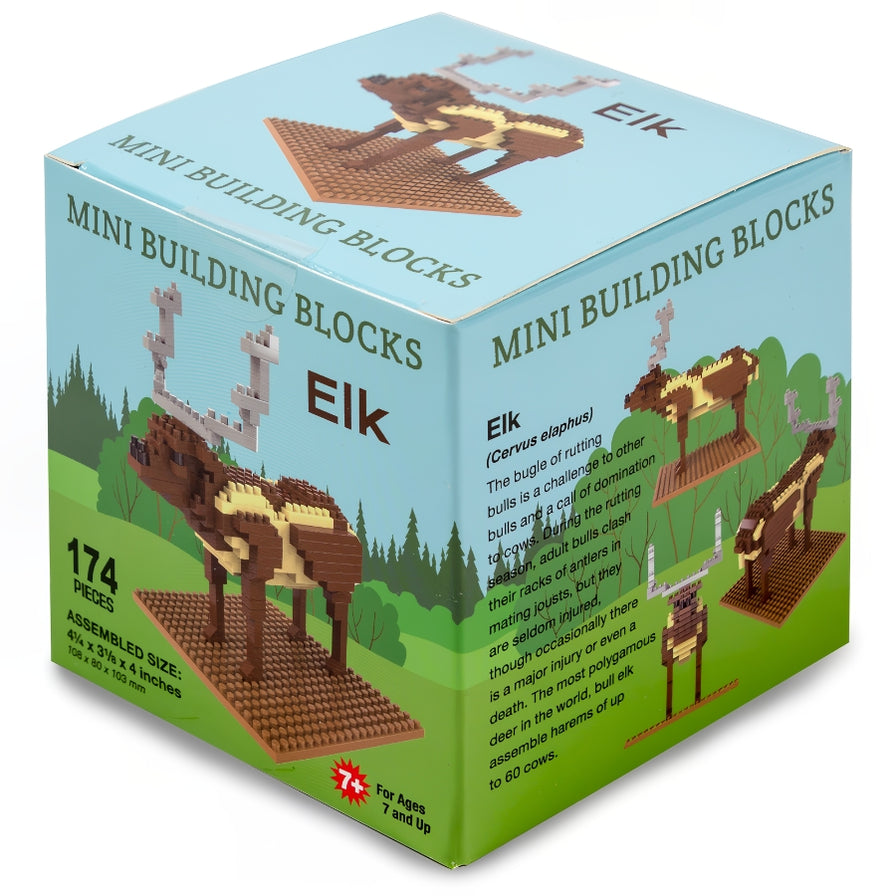 Elk Mini Building Block Set — America's National Parks