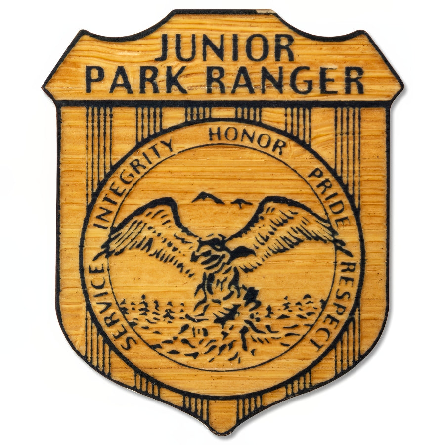Junior Ranger Wooden Badge Pin — America's National Parks