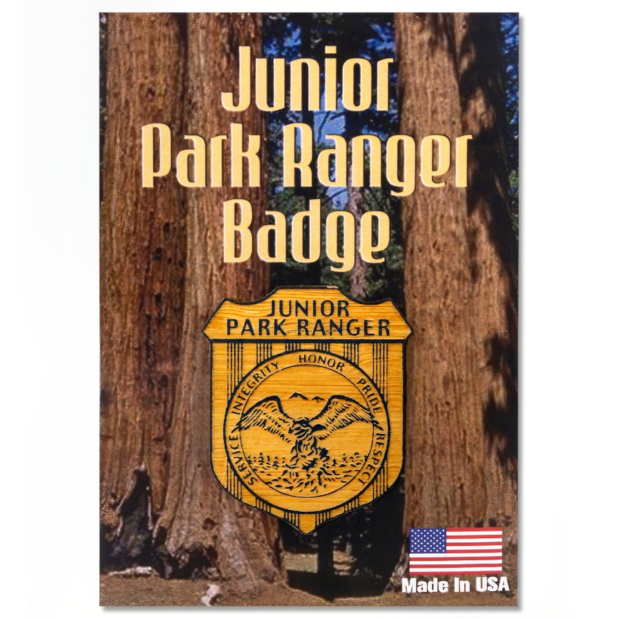 Junior Ranger Wooden Badge Pin — America's National Parks