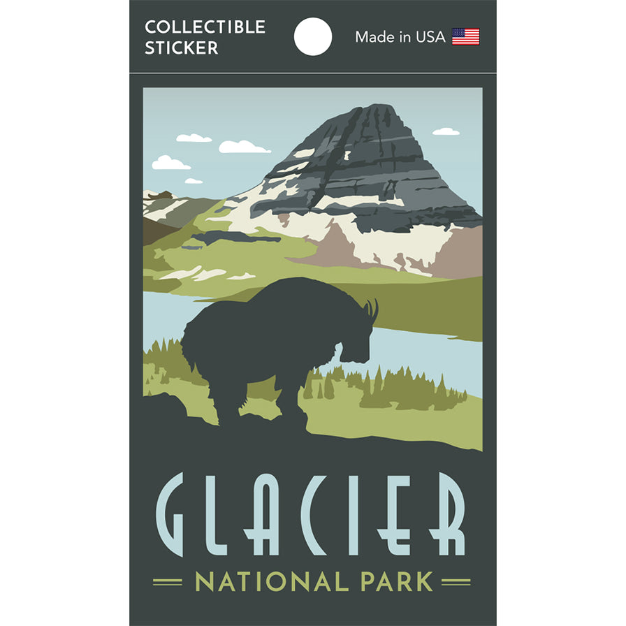 Glacier Trailblazer Sticker — America's National Parks