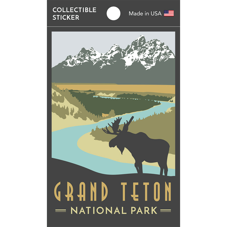 Grand Teton Trailblazer Sticker — America's National Parks