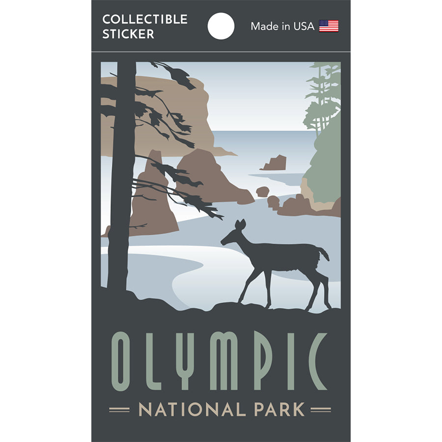 Olympic Trailblazer Sticker — America's National Parks