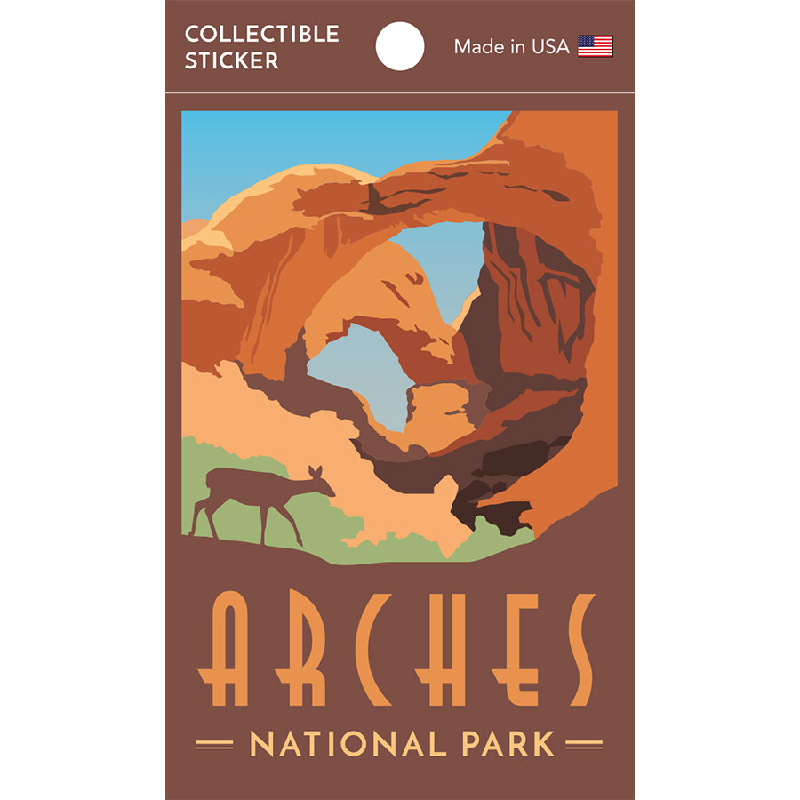 Arches Trailblazer Sticker — America's National Parks