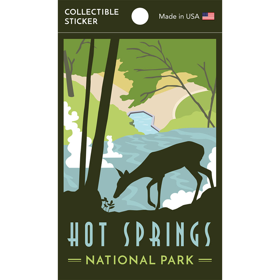 Hot Springs Trailblazer Sticker — America's National Parks
