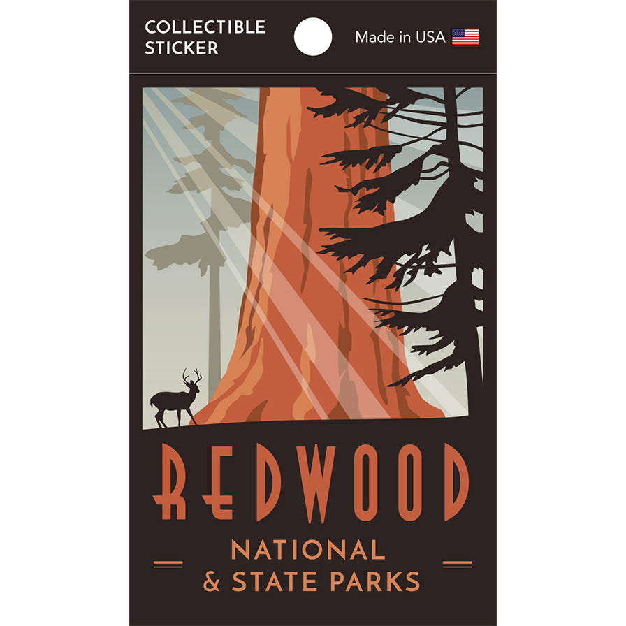Redwood Trailblazer Sticker — America's National Parks
