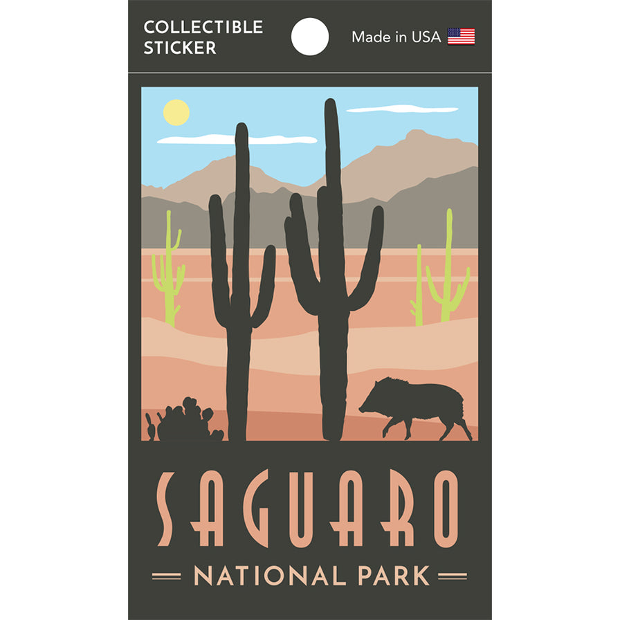 Saguaro Trailblazer Sticker — America's National Parks