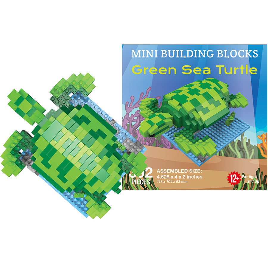 Green Sea Turtle Mini Blocks — America's National Parks