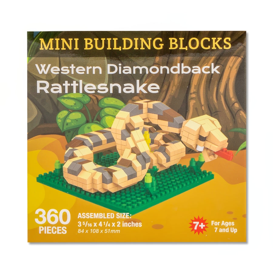 Western Diamondback Rattlesnake Mini Blocks — America's National Parks