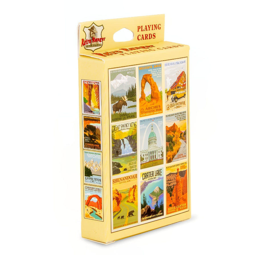 Retro Ranger Playing Cards — America's National Parks