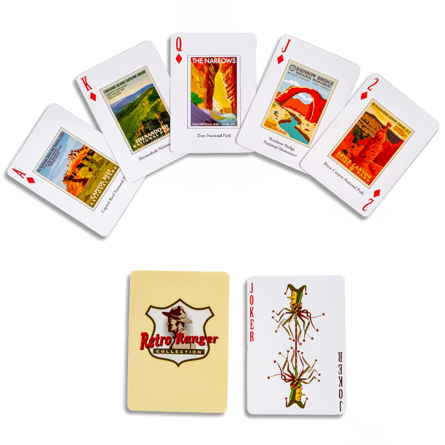 Retro Ranger Playing Cards — America's National Parks