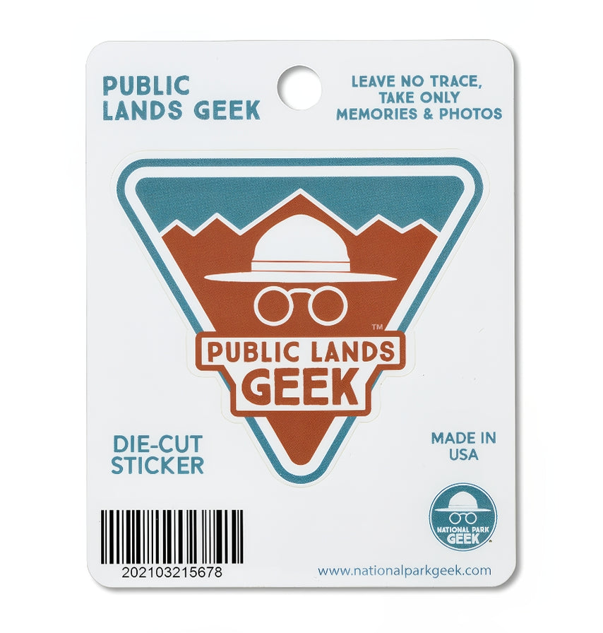 Public Lands Geek Sticker — America's National Parks