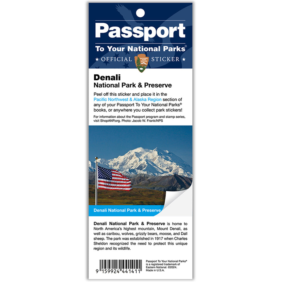 Denali NPP Passport Sticker — America's National Parks