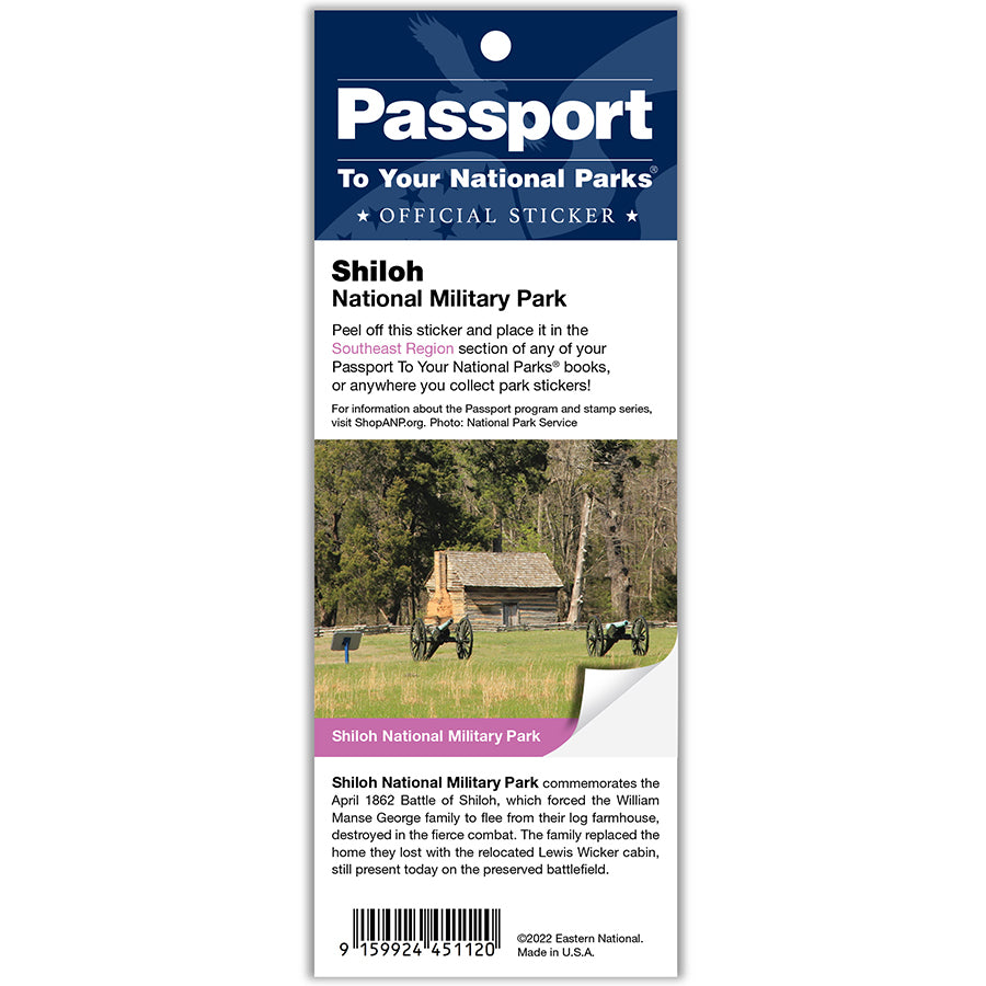 Shiloh NMP Passport Sticker — America's National Parks