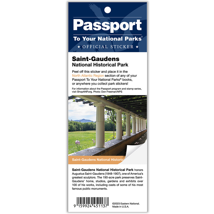 Saint-Gaudens NHP Passport Sticker — America's National Parks