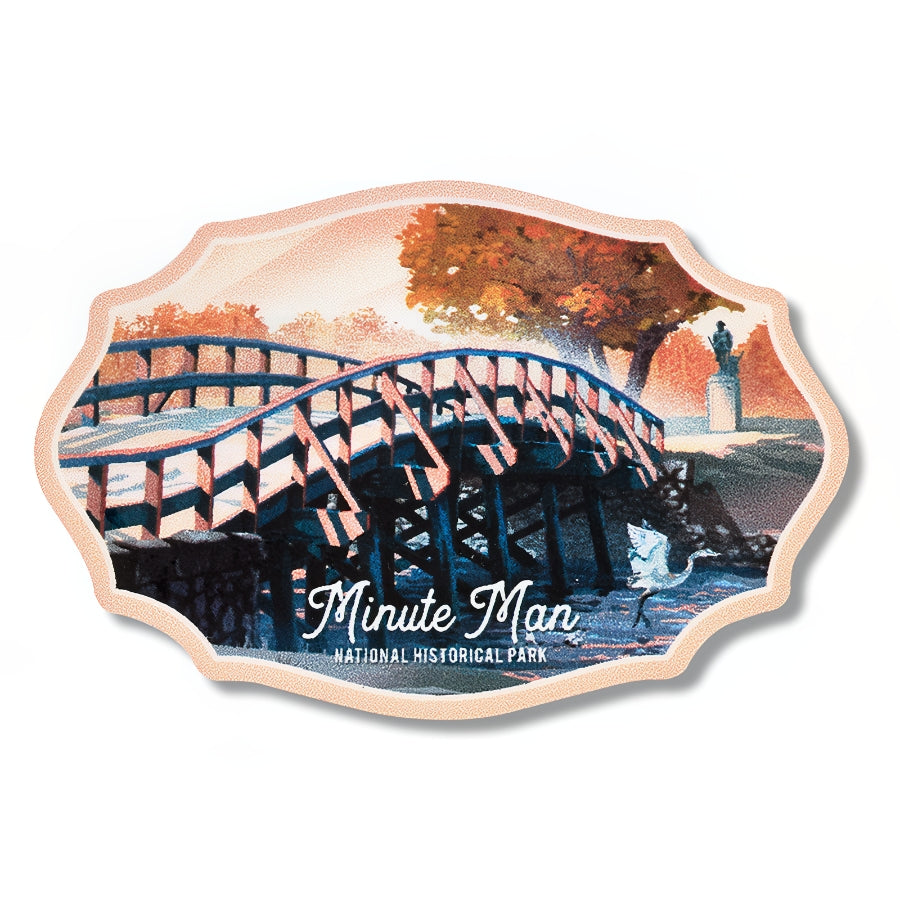 Minute Man NHP Sticker — America's National Parks