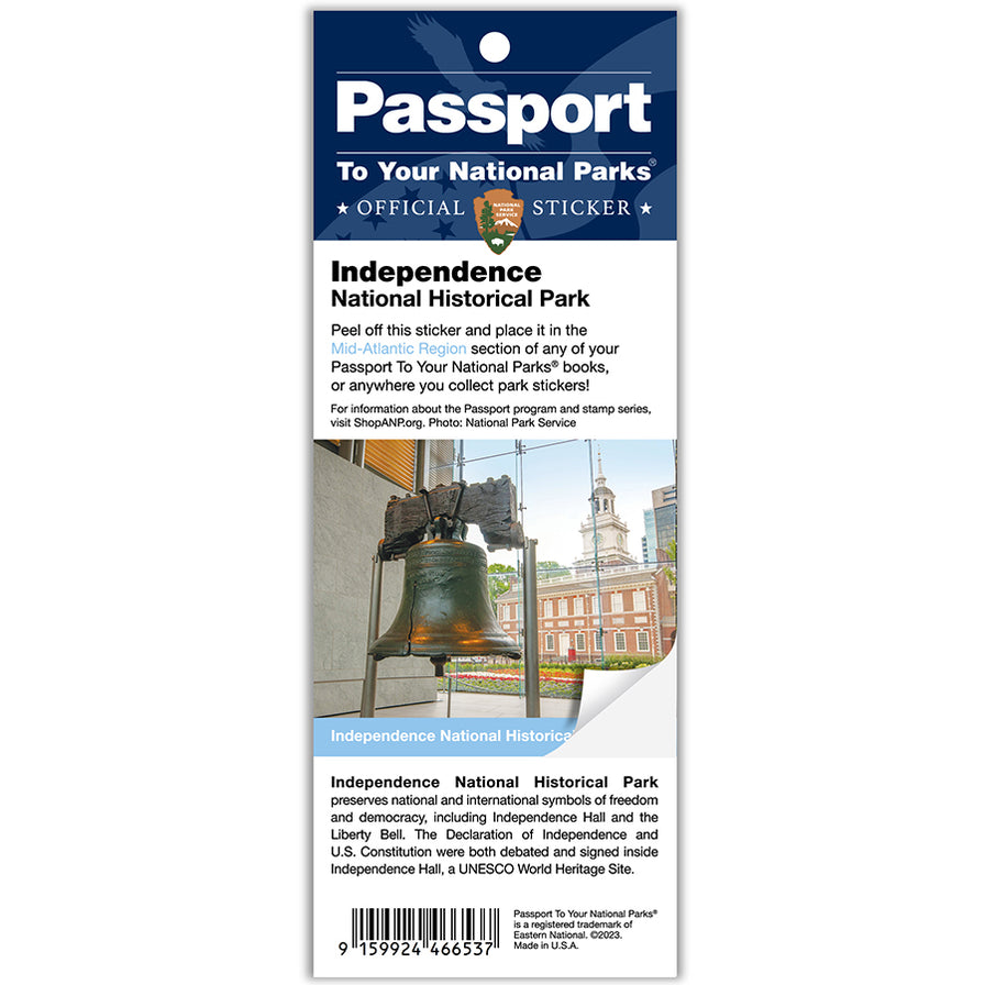Independence NHP Passport Sticker — America's National Parks