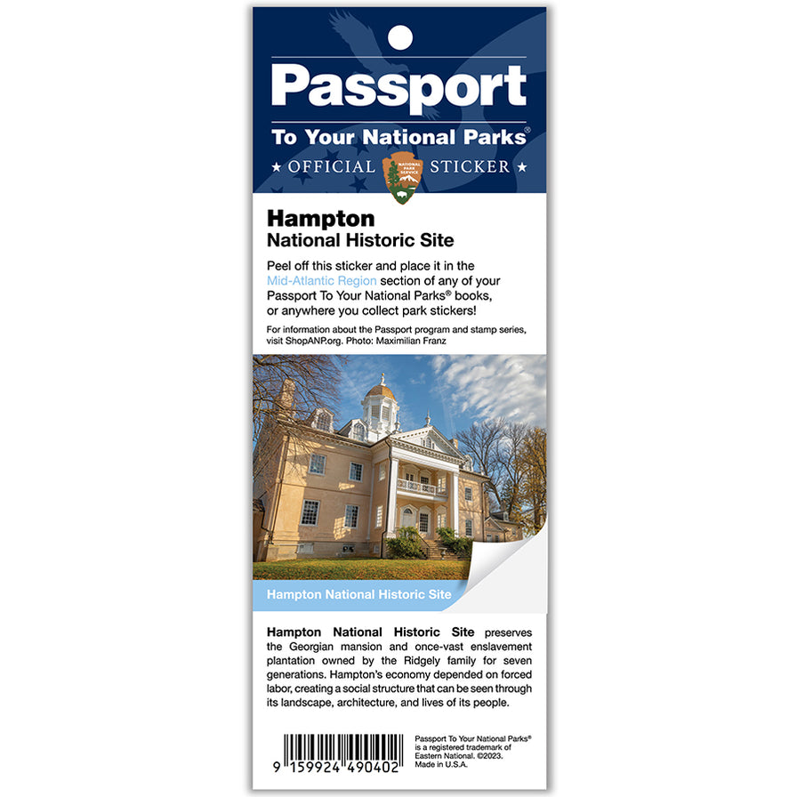 Hampton NHS Passport Sticker — America's National Parks