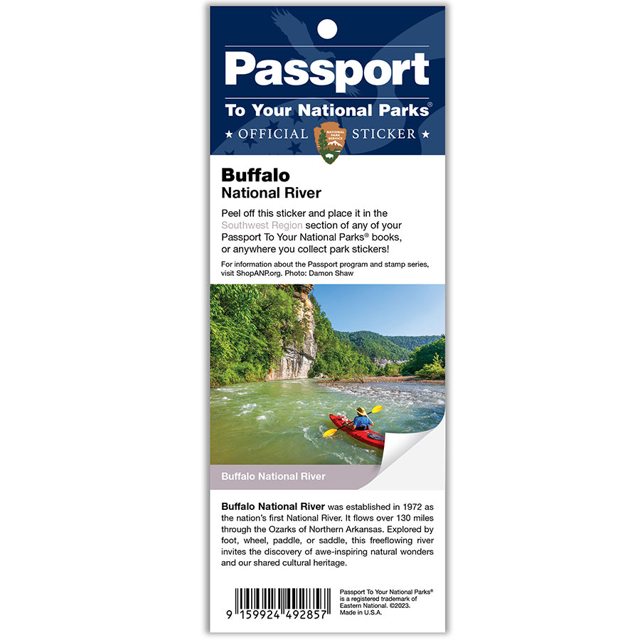 Buffalo NR Passport Sticker — America's National Parks
