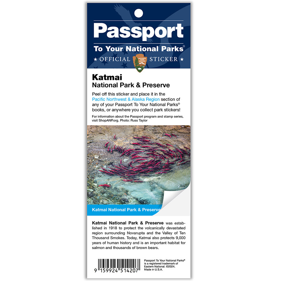 Katmai NP & PRES Passport Sticker — America's National Parks