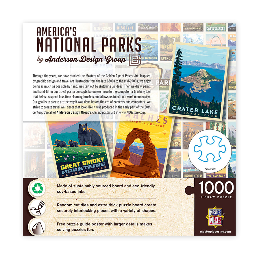 America’s National Parks Puzzle by Anderson Design — America's National ...
