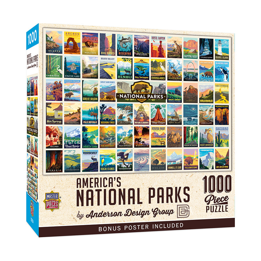 America’s National Parks Puzzle by Anderson Design — America's National ...