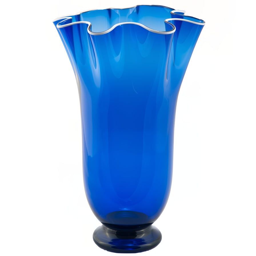 Cobalt Wave Vase — America's National Parks