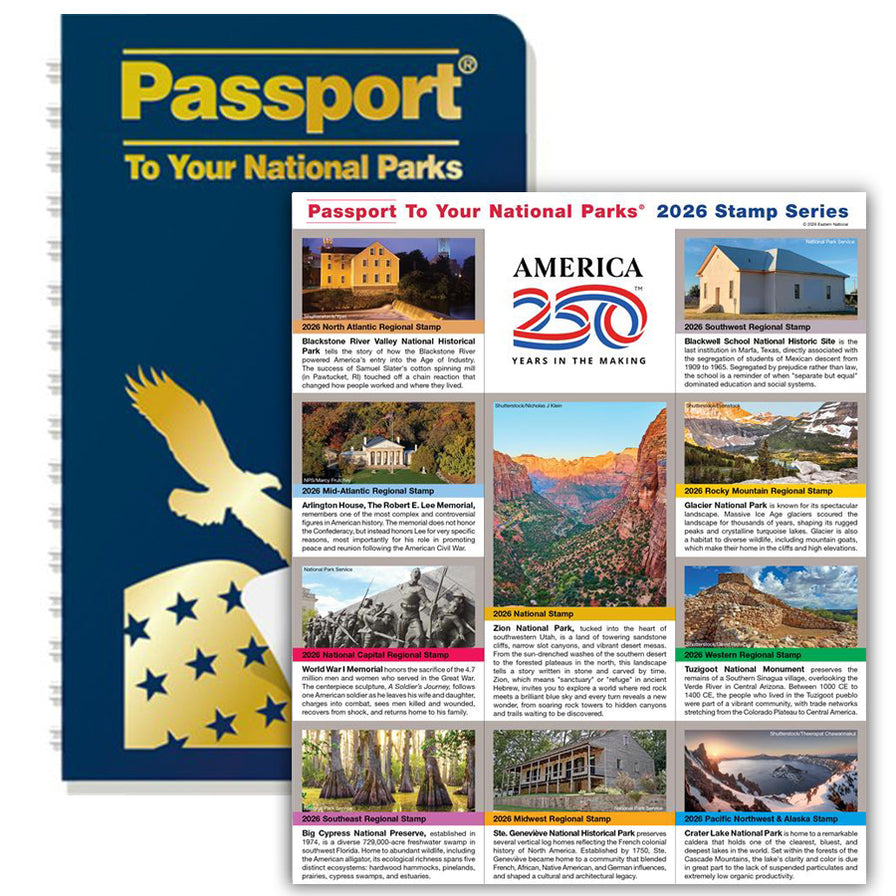 Passport To Your National Parks® Classic Edition and 2026 Stamp Set ...