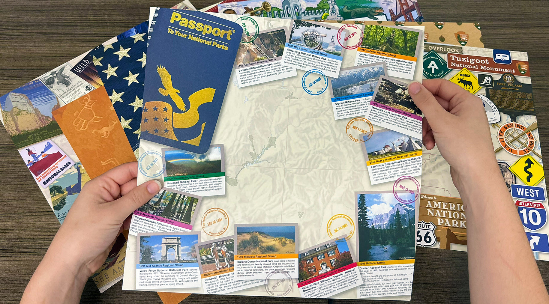 Passport To Your National Parks® Scrapbook Kit Deluxe Edition — America ...