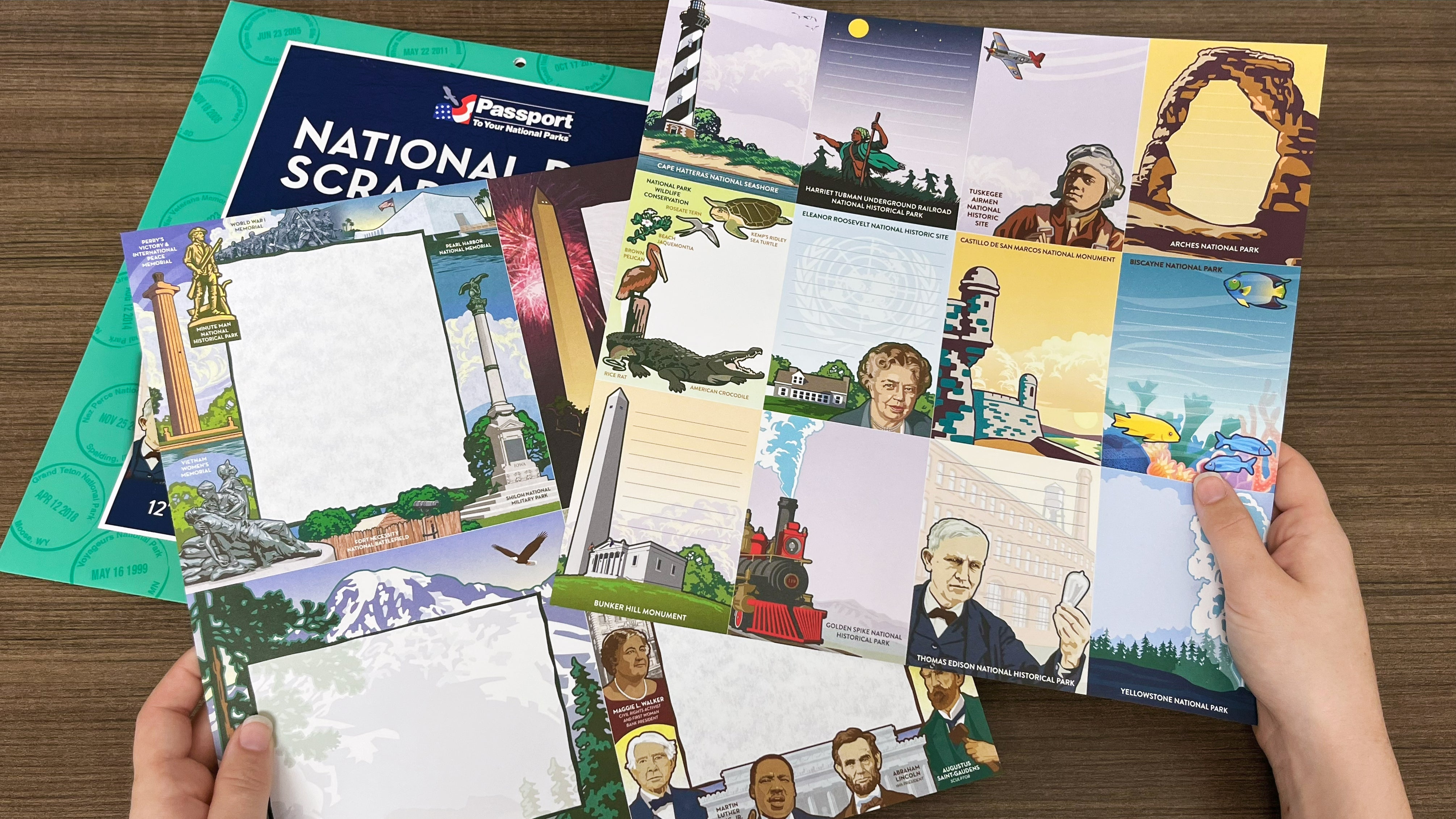 Passport To Your National Parks® Scrapbook Kit Deluxe Edition — America ...